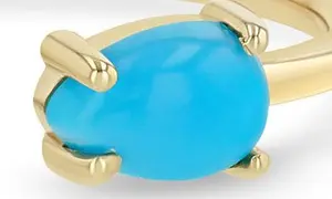 Zoe Chicco 14k Gold Turquoise And Diamond Ring