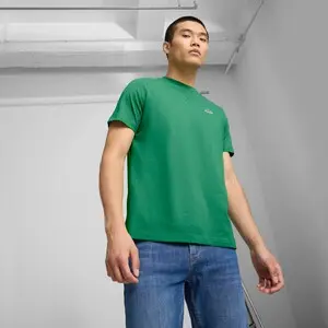 PUMA Wardrobe Essentials Suede T-shirt Archive Green
