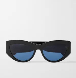 Dior Oversized D-frame Embellished Sunglasses - Black