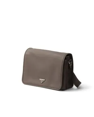 Prada Leather Shoulder Bag - Grey