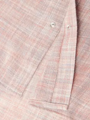 GOD'S TRUE CASHMERE Space-dyed Cashmere And Wool-blend Gauze Shirt - Pink