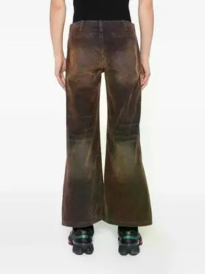 GROUND ZERO Cotton Flared Trousers