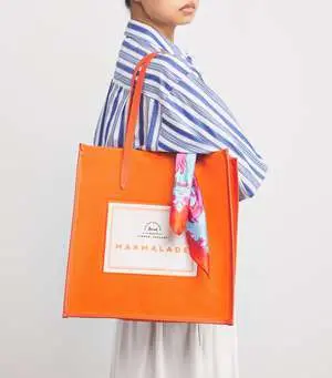 Harrods Cotton Marmalade Condiments Shopper Bag
