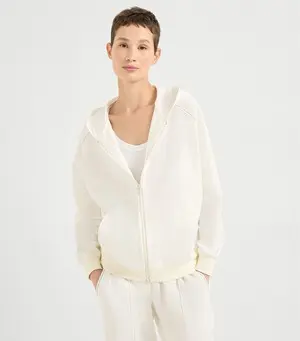 Brunello Cucinelli Stretch-cotton Zip-up Hoodie