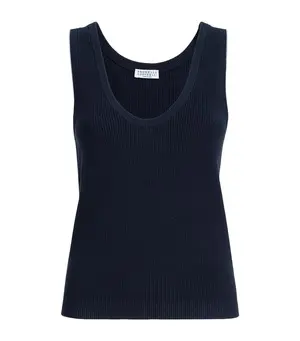 Brunello Cucinelli Knitted Cotton Vest
