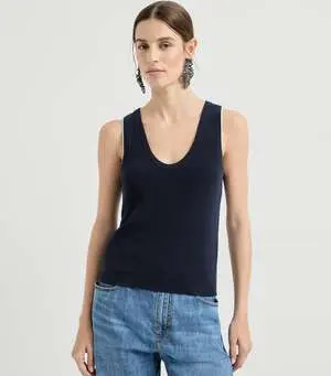 Brunello Cucinelli Knitted Cotton Vest