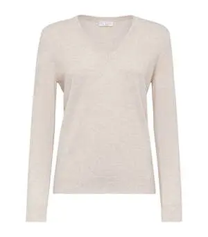 Brunello Cucinelli Cashmere V-neck Sweater