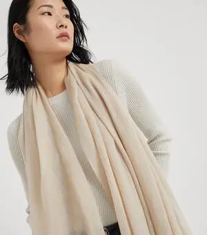 Brunello Cucinelli Cashmere-silk Scarf - Brown
