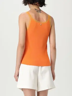Liu Jo Ribbed Tank Top - Brown
