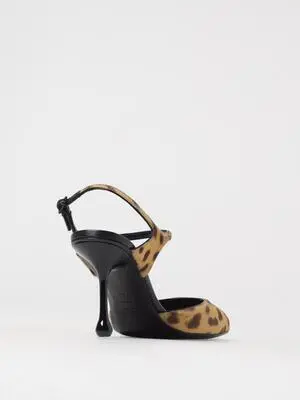 JIMMY CHOO Leopard Print Slingback Pumps - Brown