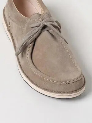 BIRKENSTOCK Suede Brogue Shoes - Beige