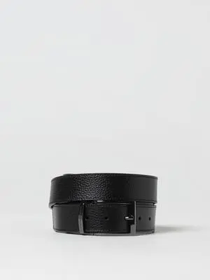 Emporio Armani Leather Belt - Black