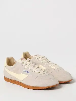 AUTRY Windspin Suede And Leather Trainers - Pink