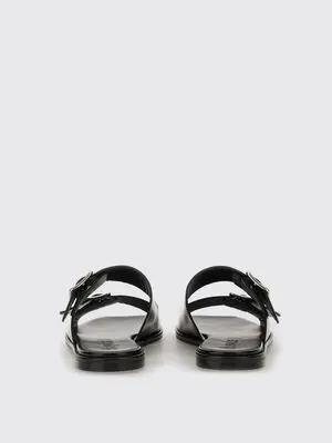 AeydĒ Double Buckle Flat Sandals