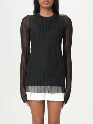 Sportmax Ribbed Fine Knit Sweater - Black