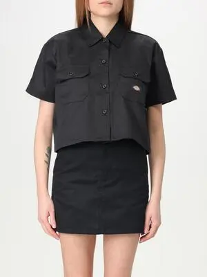 Dickies Cropped Shirt With Classic Collar