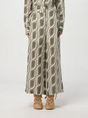 Liu Jo Tailored Wide Leg Pants - Green