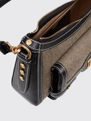 Balmain Shoulder Bag - Black
