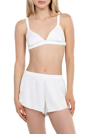 Honeydew Intimates Love Story Bra & Shorts Set - White