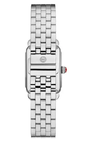 Michele Deco Park Mother-of-pearl Bracelet Watch - Silver