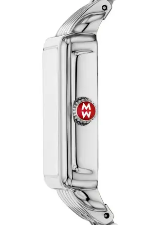 Michele Deco Park Mother-of-pearl Bracelet Watch - Silver