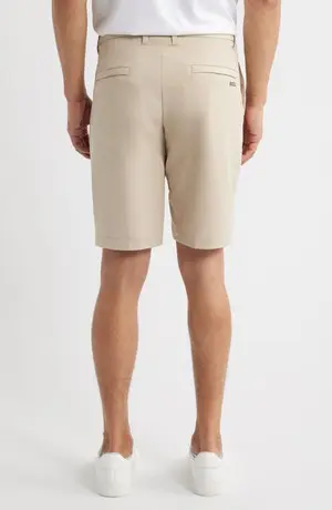 BOSS Commuter Slim Fit Performance Shorts - Medium Beige