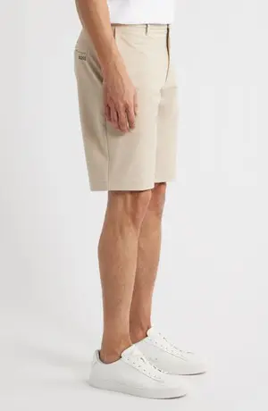 BOSS Commuter Slim Fit Performance Shorts - Medium Beige