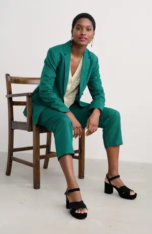 SEASALT CORNWALL Erica Linen & Organic Cotton Blazer