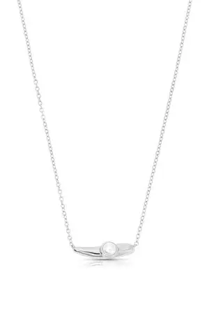 Ettika Faux Pearl Pendant Necklace