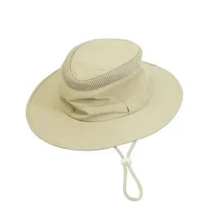 UV SKINZ Wide Brim Field Hat - Tan/cream