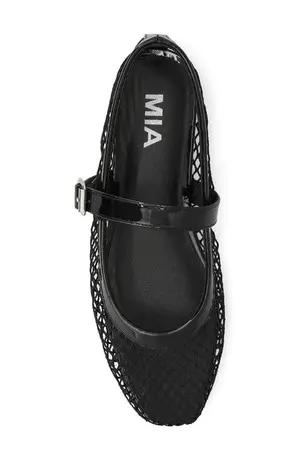 Mia Rayza Woven Mary Jane Flat