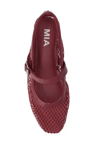 Mia Rayza Woven Mary Jane Flat