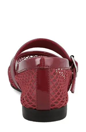 Mia Rayza Woven Mary Jane Flat