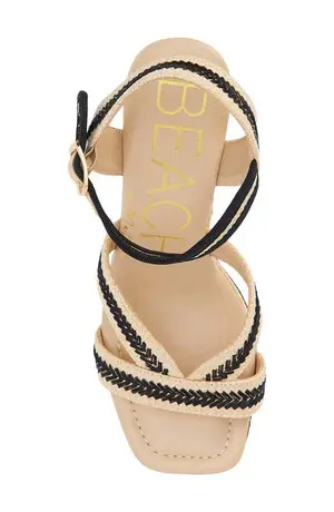 Matisse Adelaide Ankle Strap Platform Sandal - Natural