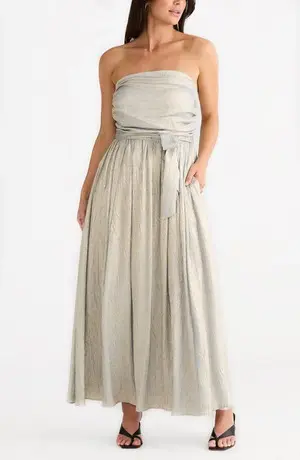 BRAVE+TRUE Avalon Strapless Maxi Dress