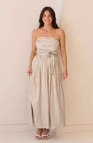 BRAVE+TRUE Avalon Strapless Maxi Dress