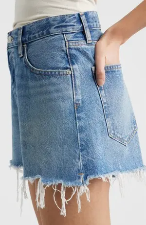 FRAME The Dare High-waist Denim Shorts
