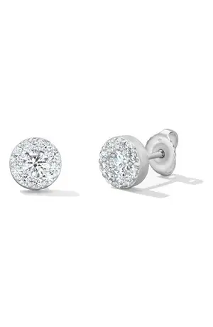 Hearts On Fire Fulfillment Diamond Stud Earrings - White Gold