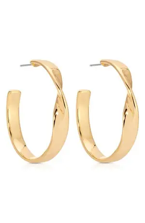 Ettika Heirloom Medium Hoop Earrings - Gold