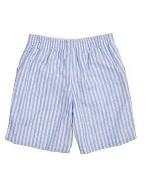FLORENCE EISEMAN Stripe Linen Look Short