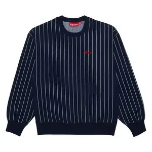 Supreme Pinstripe Crewneck