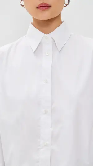 Sold Out NYC Cropped Shirt - White
