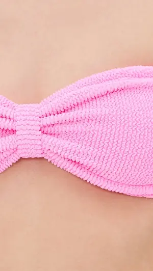 Hunza G Jean Bikini Top - Bubblegum