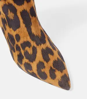 Paris Texas Gaia 60 Leopard-print Boots