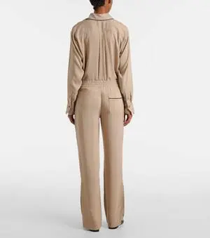 Victoria Beckham Striped Pajama Pants