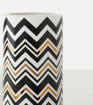 Missoni Zigzag Gold Tall Vase