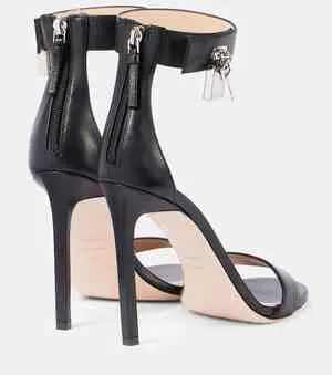 TOM FORD Padlock 105 Leather Sandals