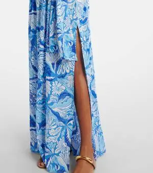 Poupette St Barth Bianca Printed Maxi Dress
