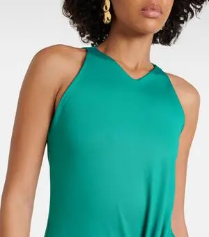 Victoria Beckham Draped Jersey Gown
