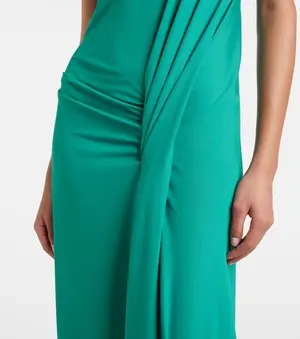 Victoria Beckham Draped Jersey Gown